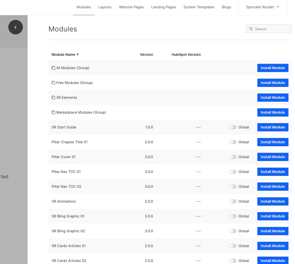 SR Elements Overview 🚀 Sprocket Rocket Documentation